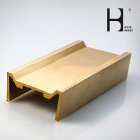 China Solid Extrusion Brass Window Frame C3800 C3850 5mm to 180mm Custom Shapes for sale