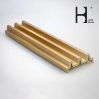 China C38500 Extruded Decorative Brass Profile 5mm to 180mm for Windows and Doors for sale