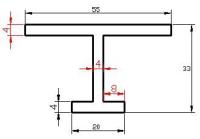China Copper Section and Profile 57-59% Copper H Section Brass H Shape for sale