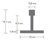 China Squared Corner Brass Decorative Profiles Solid Copper Extrusion 5mm to 190mm for sale