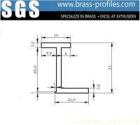 China Solid Brass Single L Sections Straight Copper L Corner Sheet 26mm 33mm Custom Lengths for sale