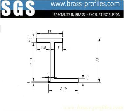 China Solid Brass Single L Sections Straight Copper L Corner Sheet 26mm 33mm Custom Lengths for sale