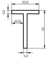 China 30mm x 24mm Solid Brass Flat T-bar Industrial Copper L Profiles for sale