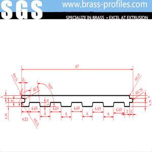 China CuZn39Pb3 Brass Anti Slip Extruding Stair Treads 5mm to 180mm for Edge Protection for sale