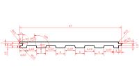 China C2800 Customized Brass Anti Slip Stair Edge Extrusion Profile 5mm to 180mm for sale