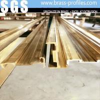 China Copper Extruding Profile Antique Brass Profiles 5mm to 180mm Custom Sizes for sale