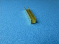 China C3800 Copper Alloy U Channel 25mm x 15mm Brass Extrusion Profile Custom Lengths for sale