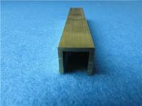 China Different Shape Copper U Channel and Size Brass Extruding U Channel for sale