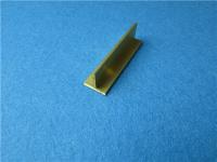 China Brass T Slot Framing T Bar C3850 Toothed 30mm x 20mm x 1.5mm for Furniture Decoration for sale