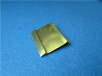China Extruded Brass Window Frame Copper Alloy Extruding Hardware Profiles for sale