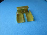 China Extruded Brass Window Frame Copper Alloy Extruding Hardware Profiles for sale