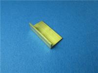 China Brass L Shape Profiles 25mm x 35mm Extruded H Sections for Decorative Industrial Use for sale