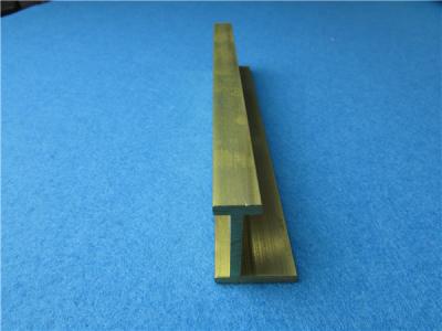 China Solid Brass Window Stop Bead Adjuster H Sections Profiles 2m 3m Custom Lengths for sale