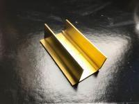 China Solid Brass Furniture Decorative Profiles Brass H Sections Profiles for sale