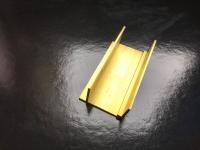 China Solid Brass Furniture Decorative Profiles Brass H Sections Profiles for sale