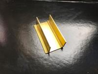 China Solid Brass Furniture Decorative Profiles Brass H Sections Profiles for sale