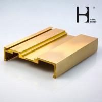 China Customizable Brass Door Window Frame HP-100 Golden Polished 1-100mm Thick for Building Decoration for sale