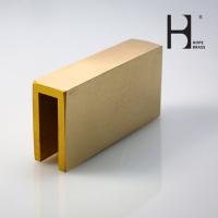 China Yellow Brass Extrusion U Channel Best Option with Standard Packaging for sale