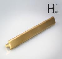 China Polished Brass T-Bar Available in Customizable Length for sale