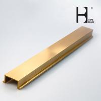 China Customized Length Brass Flat Bars H62 H59 Decorative Copper Profiles for Decoration for sale