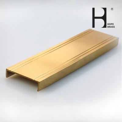 China 10 Pieces MOQ Customized Decorative Copper Brass Profiles Customization Available for sale