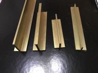 China Brass Tee Bar Small Tee Profiles 25mm x 25mm x 2mm Custom Lengths Copper T Slot Framing for sale