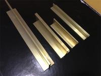 China Brass Tee Bar Small Tee Profiles 25mm x 25mm x 2mm Custom Lengths Copper T Slot Framing for sale