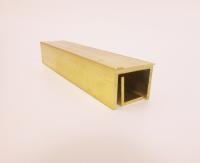 China Extruded Brass U Channel for Door Window Track 5mm to 190mm C38500 for sale