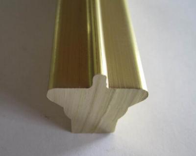China Extruded Brass Decorative Profiles Solid Copper Lock Profiles 5mm to 190mm for sale