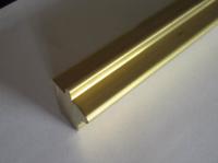 China Extruded Brass Decorative Profiles Solid Copper Lock Profiles 5mm to 190mm for sale