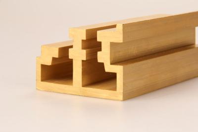 China Extruded Brass Decorative Profiles C38500 Solid Brass Sections 5-190mm Custom Shapes for sale