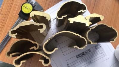 China Brass Extruded Armrest Sections Decorative Handrails 5mm to 180mm Custom Design for sale