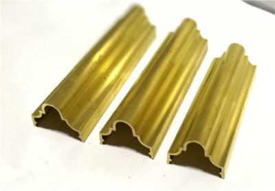 China Brass Stair Handrail Profile Shapes Extruded Brass Alloys 5mm to 180mm for sale