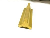 China Extruded Brass Profiles Lead Brass Alloys Extrusion Profiles 5mm to 180mm Custom Shapes for sale