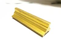 China Extruded Brass Profiles Lead Brass Alloys Extrusion Profiles 5mm to 180mm Custom Shapes for sale