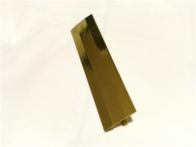 China Polished Brass T Strips Copper Antislip Stair Strip Extruding 5mm to 180mm for sale