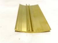 China Polished Brass T Bar 25mm x 6mm x 2mm Copper T Slot Framing for Decorative Trim for sale