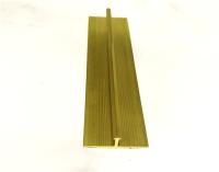 China Customized Polished Brass T Bar 25mm x 6mm x 2mm for Decorative Trim and Framing for sale