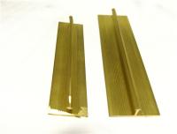 China Customized Polished Brass T Bar 25mm x 6mm x 2mm for Decorative Trim and Framing for sale