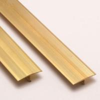 China Brass T Profiles Tee Shaped Bar H62 H59 Customizable Width Thickness ±0.2mm Tolerance for sale