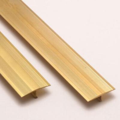 China Brass T Profiles Tee Shaped Bar H62 H59 Customizable Width Thickness ±0.2mm Tolerance for sale