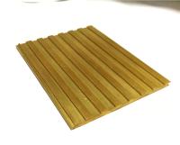 China Polished Brass Flat Bar C380 Decorative Copper Brass Profiles for sale