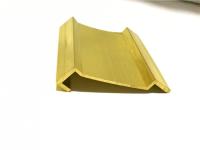 China Brass Door Window Frame Extruded T Sections H62 H59 Copper Constructional Materials for sale