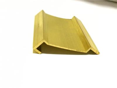 China Brass Door Window Frame Extruded T Sections H62 H59 Copper Constructional Materials for sale
