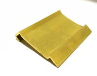 China Brass Door Window Frame Extruded T Sections H62 H59 Copper Constructional Materials for sale