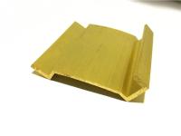 China Brass Door Window Frame Extruded T Sections H62 H59 Copper Constructional Materials for sale