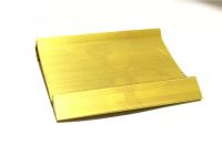China Brass Door Window Frame Extruded T Sections H62 H59 Copper Constructional Materials for sale