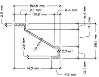 China Brass Door Window Frame Extruded T Sections H62 H59 Copper Constructional Materials for sale