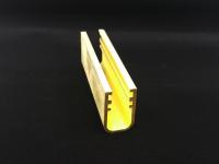 China 33mm x 25mm x 2mm Brass U Channel for Home Restaurant Decoration Custom Lengths for sale