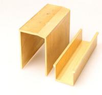 China Custom Brass U Shape Trim Profiles 2m 3m 5m Length for Window Door Interior Decoration for sale